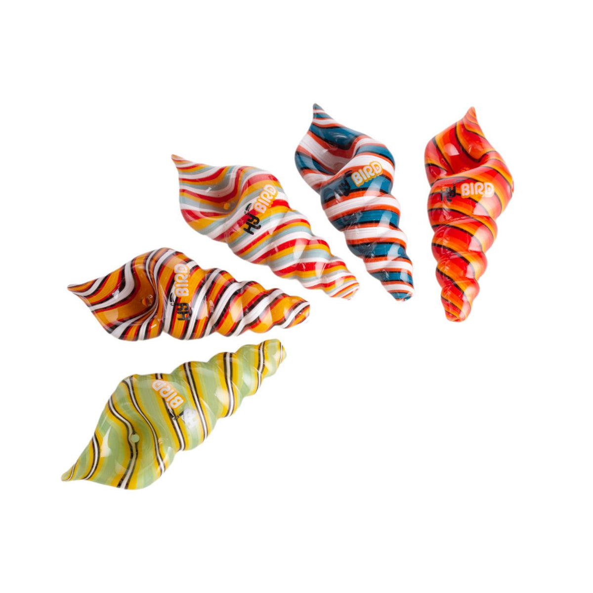 HyBird Premium Glass Hand Pipe - Conch (4") – Golden Cedar Wholesale