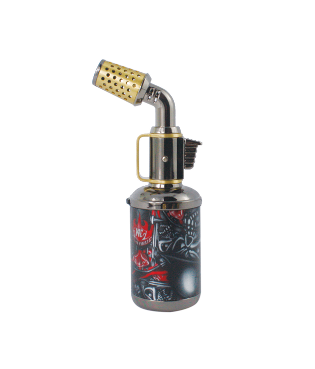 Scorch Torch - Gun Metal Skulls w/ Gold Accents Blow Torch – Golden ...