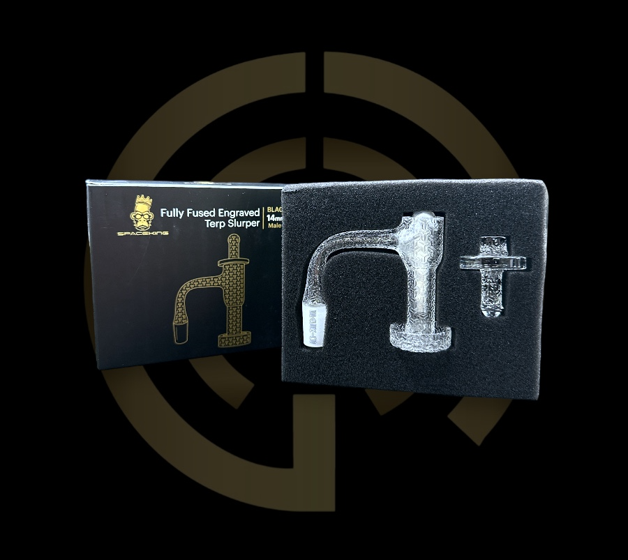 Space King Quartz Bangers - Fully Fused Engraved Terp Slurper (14mm ...