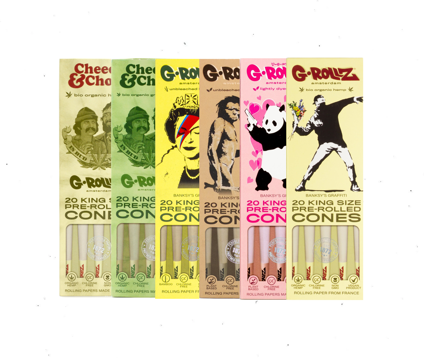 G Rollz Cones - 20 pack (King Size)(5 Types) – Golden Cedar Wholesale