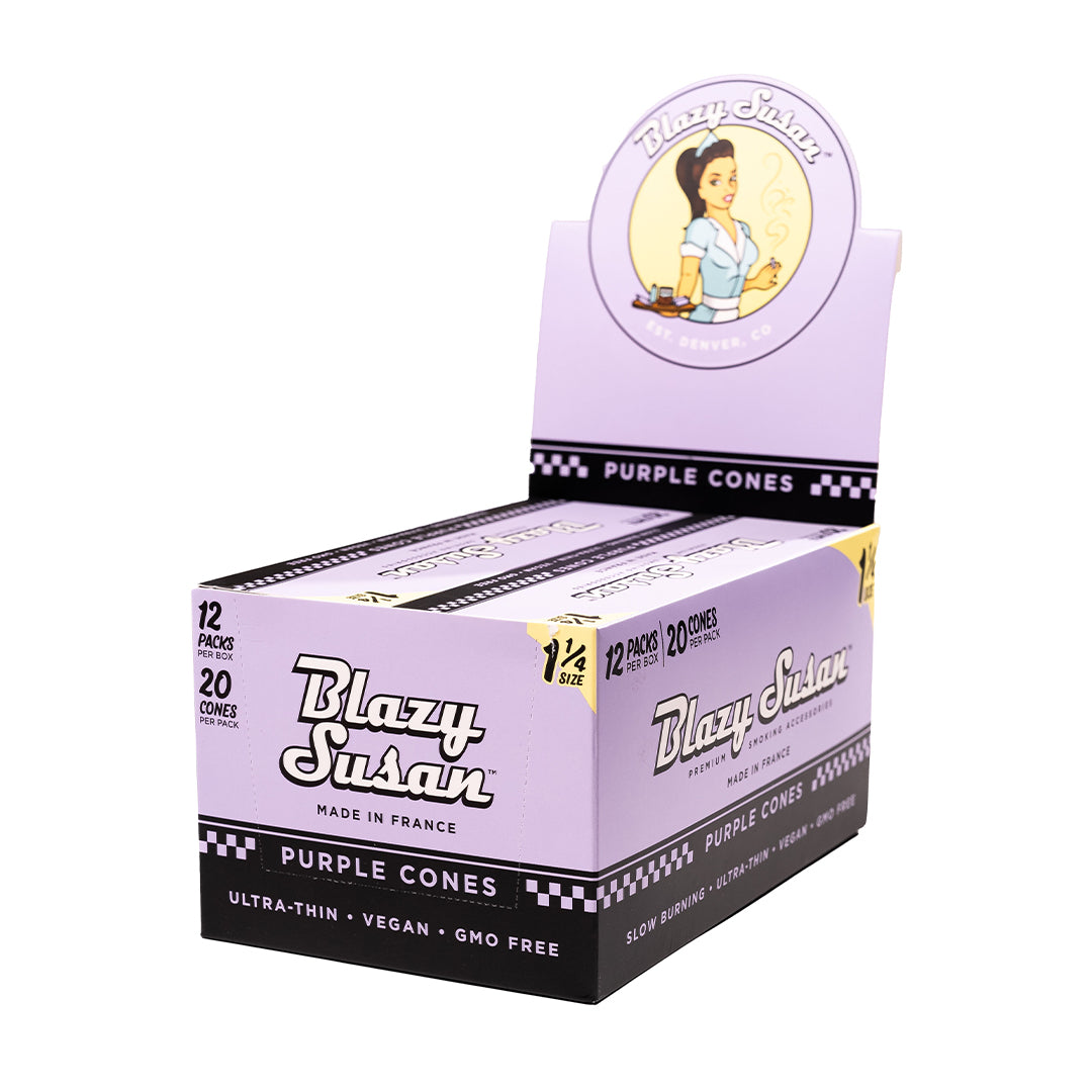 Blazy Susan - 1 1/4 Purple Cones (20pk)(12ct) – Golden Cedar Wholesale