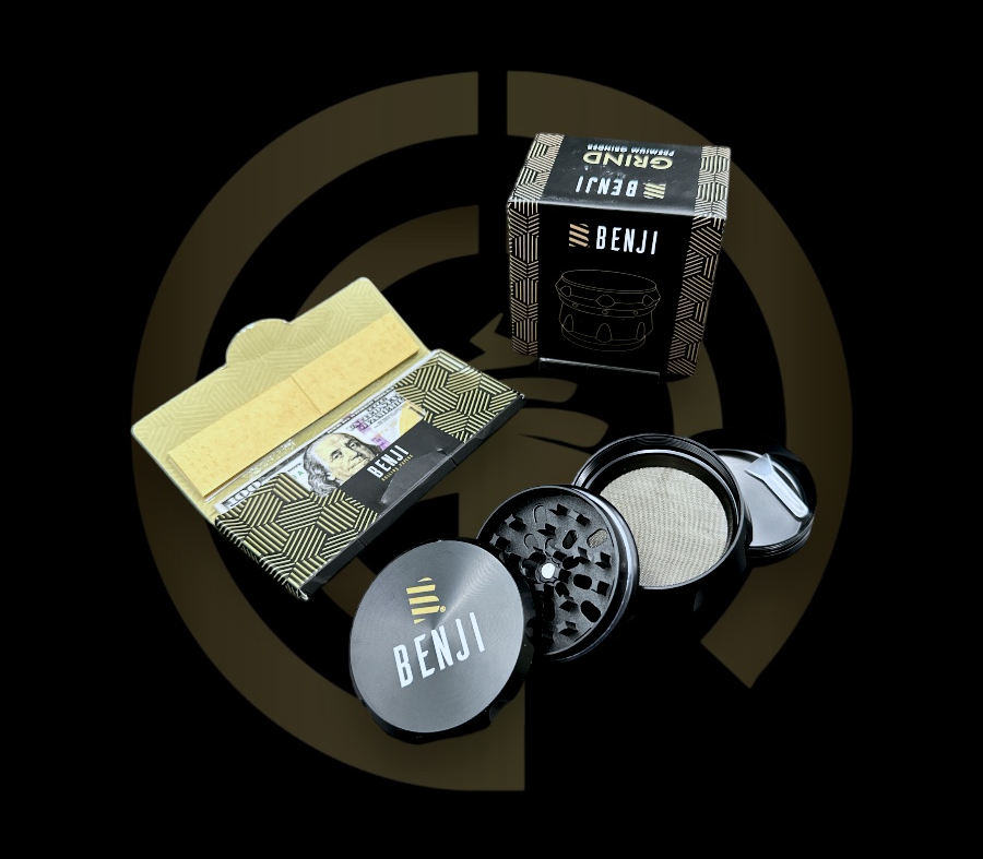 Benji - Grinder w/ Papers – Golden Cedar Wholesale