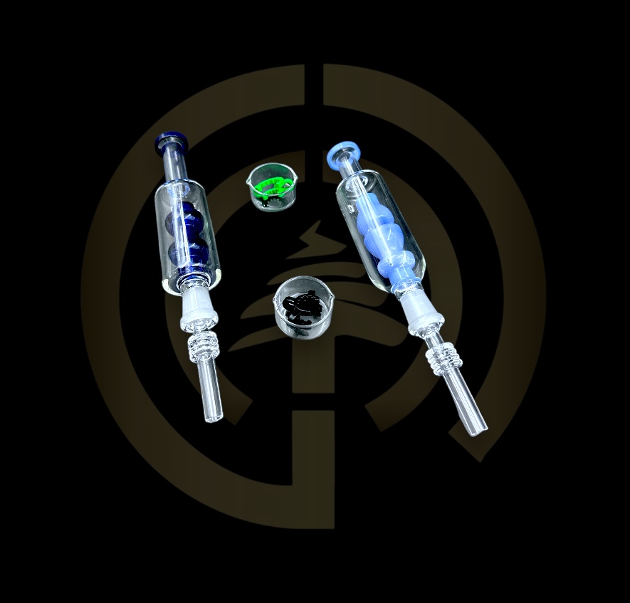 Glass Nectar Collector - Double Stack (9") – Golden Cedar Wholesale