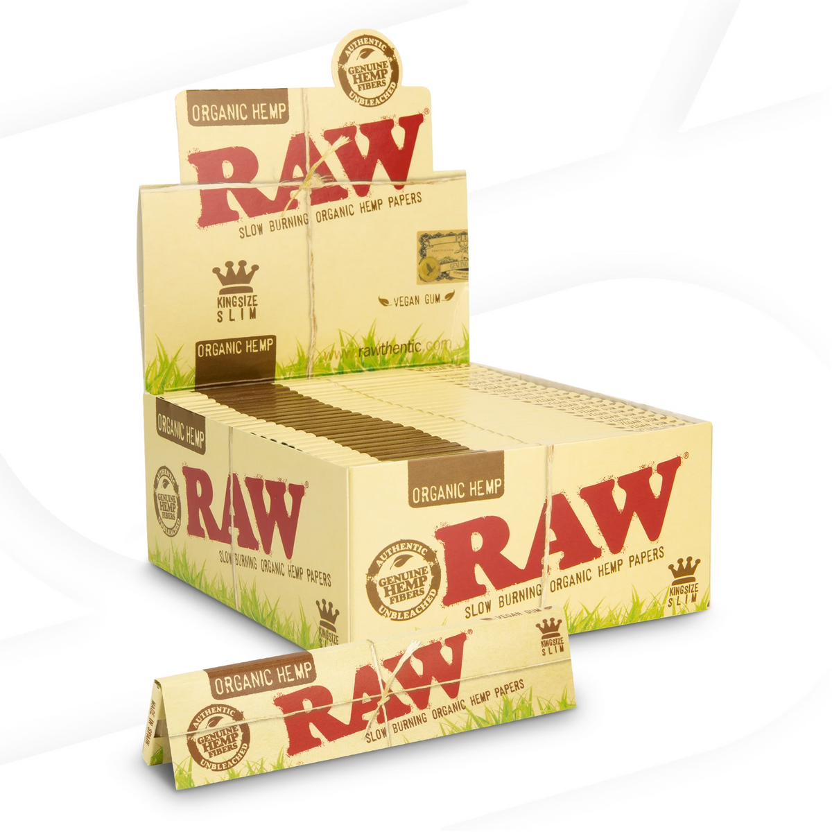 RAW - Organic King Size Slim Papers (50pcs) – Golden Cedar Wholesale