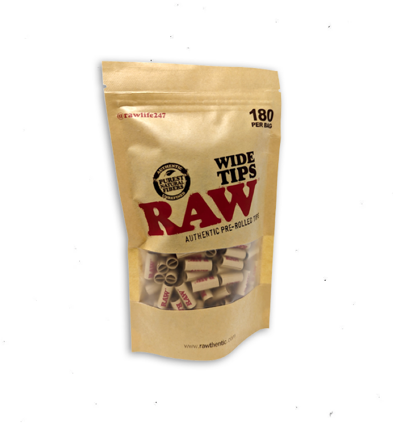 RAW - Pre Rolled Wide Tips (180pcs) – Golden Cedar Wholesale