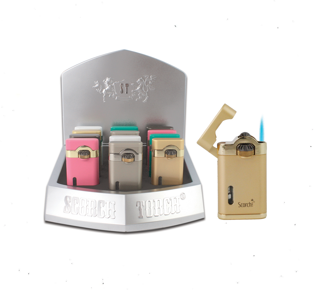 Scorch Torch - Metallic/Matte Flint Torch (12pcs) – Golden Cedar Wholesale