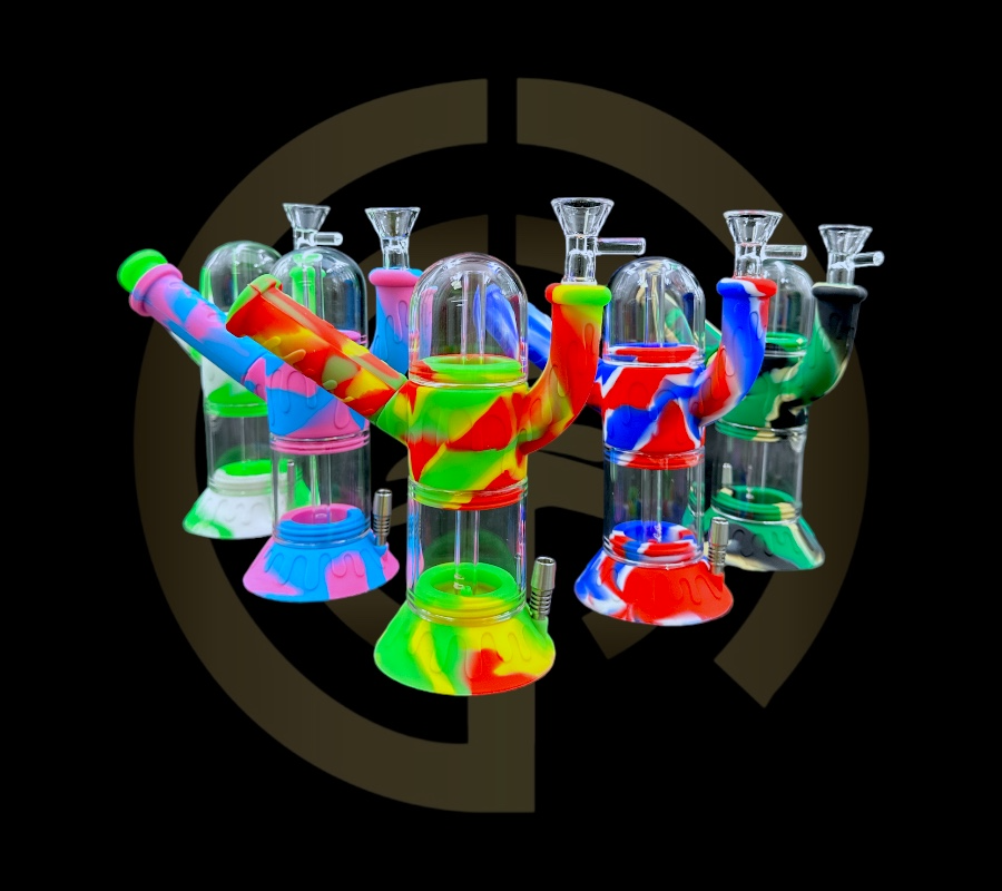 Buy Foldable Silicone Water Pipe (7") for Smoking with Discounted Price ...