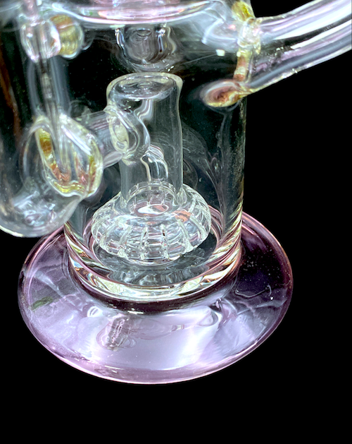 Recycler Water Pipe - Barrel Perc (8.5") – Golden Cedar Wholesale