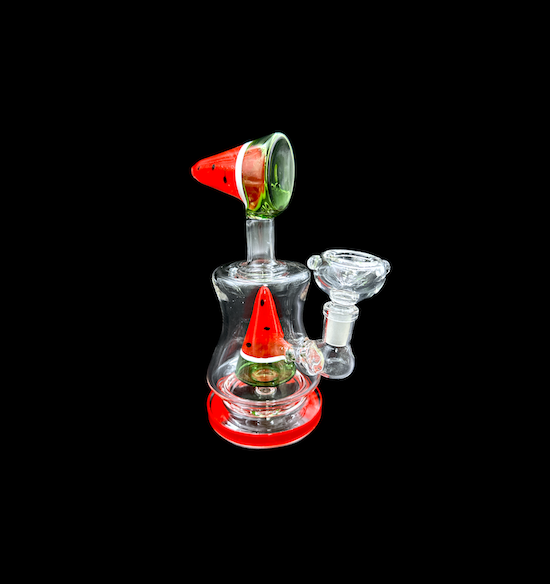 Mini Water Pipe - Watermelon Slices (6.5") – Golden Cedar Wholesale